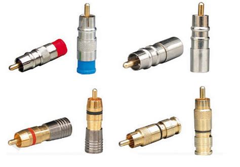 BNC RCA Compression Connector BNC RCA Compression Connector CATV RF Connector