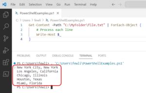 How To Read A File Line By Line In PowerShell