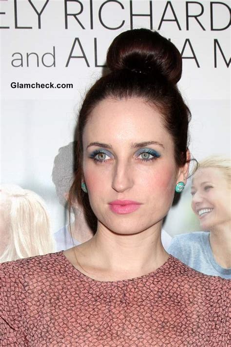 True Blue Beauty Zoe Lister Jones At The Thanks For Sharing” Premiere