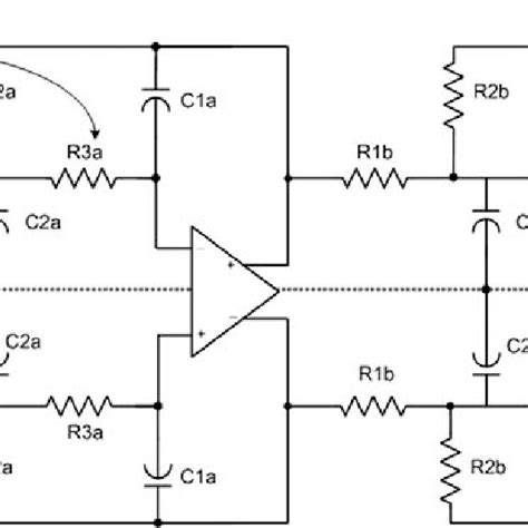 Fourth Order Low Pass Butterworth Filter With Mfb Topology Download Scientific Diagram
