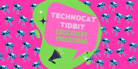 Technocat Tidbits What Is Ediscovery Processing