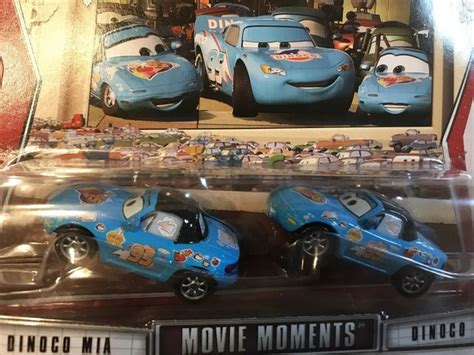 World Of Cars Movie Moments Dinoco Mia Tia Twins Blue Disney Pixar Car