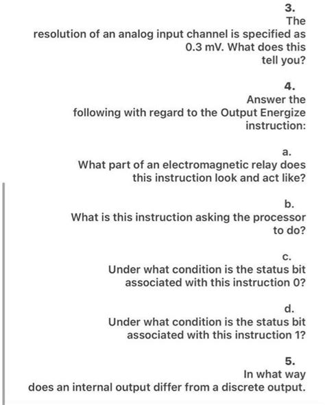 Solved With Reference To PLC Discrete Output Modules A Chegg Com