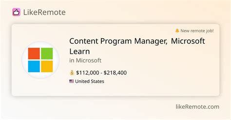 📩 content program manager microsoft learn at 🏢 microsoft salary 💰
