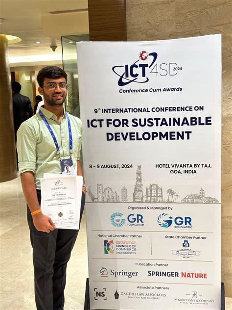 Krunal Jodhani On Linkedin Researchsuccess Ict4sd2024 Cryptography