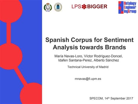 Spanish Corpus For Sentiment Analysis Towards Brands Pptx Business