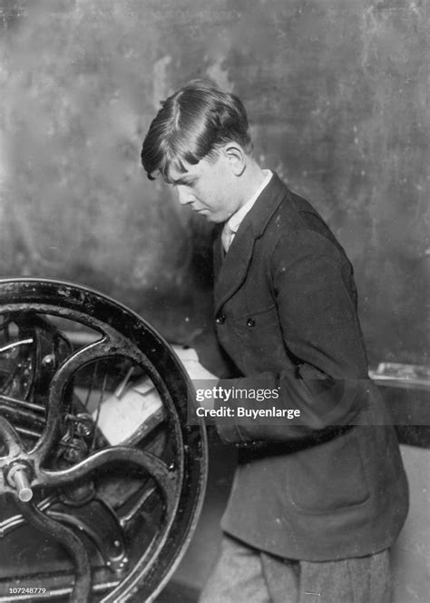 Profile Of A Young Man In A Millwrighting Class At The Fall River