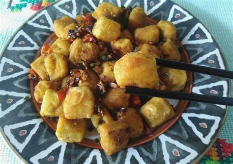 Resep Tahu Crispy Pedas Asin Oleh Shania Cookpad