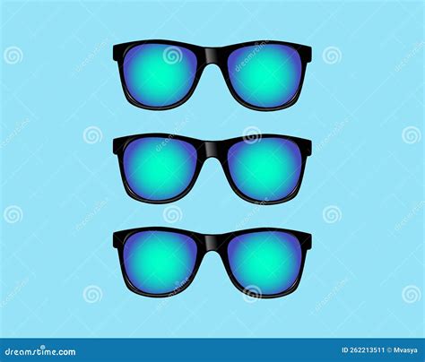 Classic Vintage Sunglasses Realistic Isolated Vector Illustration