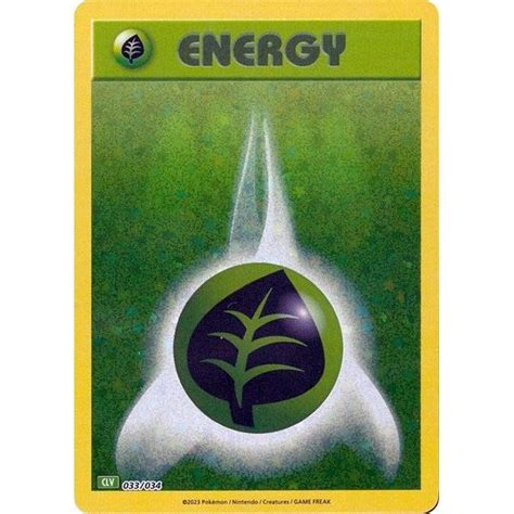 Pokemon Trading Card Game Classic 033034 Basic Grass Energy Classic