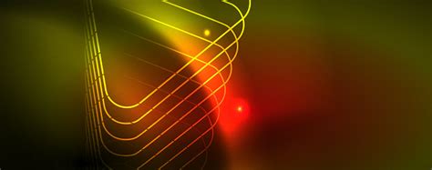 테크노 빛나는 배경 네온 빛 효과와 간단한 형태와 미래 어두운 템플릿 벡터 0명에 대한 스톡 벡터 아트 및 기타 이미지 0명 간판 곡선 Istock