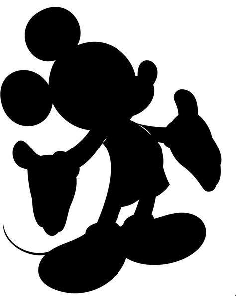 Mickey Mouse Silhouette Wallpapers Top Free Mickey Mouse Silhouette