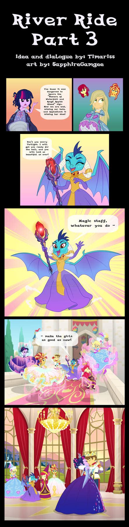 Commission River Ride 3 By Sapphiregamgee On Deviantart