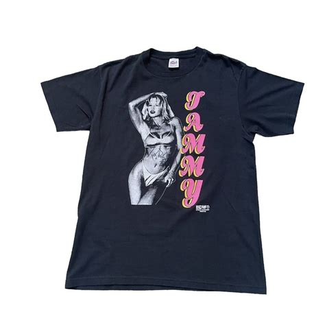 Vintage Vtg 90s Ecw Wrestling Tammy Hardcore Autographed T Shirt Grailed