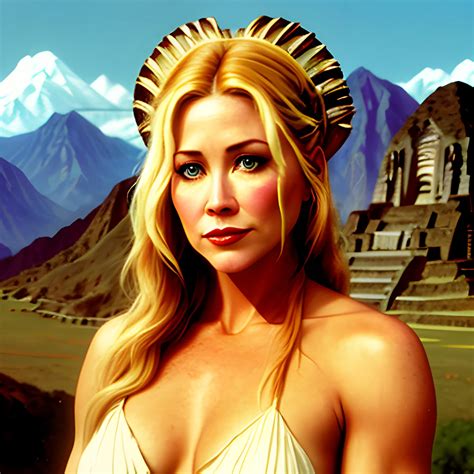 Photo Of Beautiful Teen Christina Applegate Like Inca Indiana Make Up
