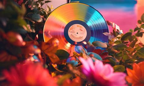 Premium Ai Image Color Cd On Color Background Unrealistic Concept Generative Ai