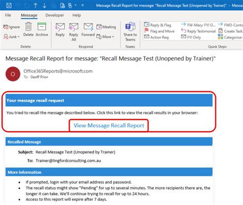 The Recall This Message Feature In Outlook Now Actually Works