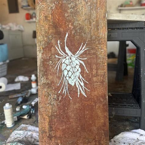 Wall Stencil Lilac Fleurs M Stencils For Walls Lilac Stencil Plaster