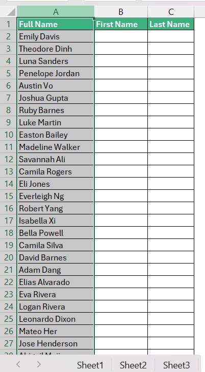 extract words from cells like an excel pro quick substring function