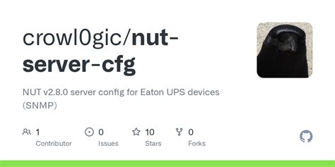 Github Crowl0gic Nut Server Cfg Nut V2 8 0 Server Config For Eaton Ups Devices Snmp