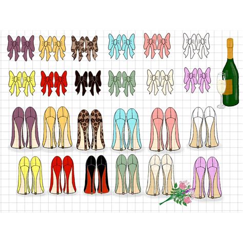 Bride Shoe Clipart Bridesmaids Shoes Clipart Bridesmaid Shoe Womens
