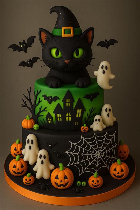 Black Cat Halloween Cake Recipe Guide Halloween Cake Recipe Pdf