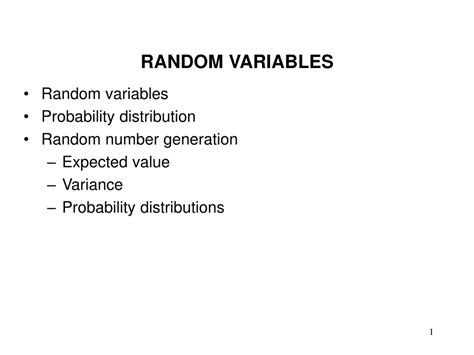 Ppt Random Variables Powerpoint Presentation Free Download Id8746202