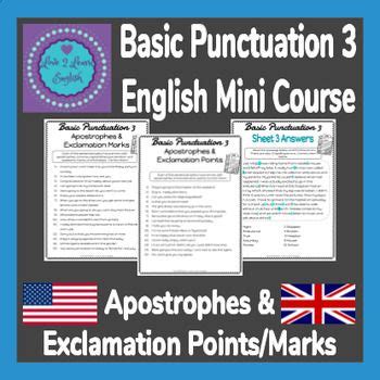 Grammar Worksheets ESL Grammar Punctuation Worksheets Apostrophes Grammar Skills