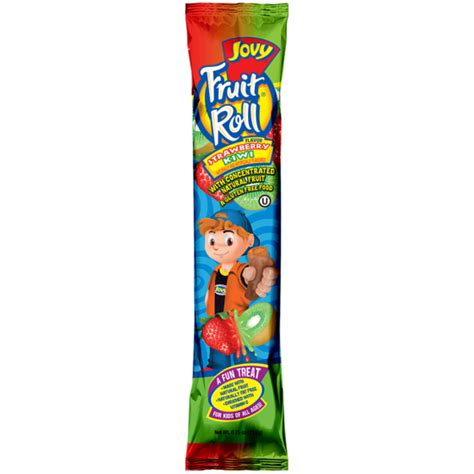 Fruit Roll Strawberry Kiwi Jovy Candy