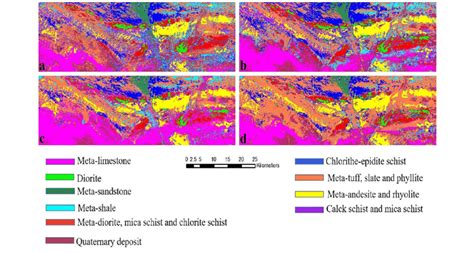 Lithological Classification Of The Oli Olip S2ap Dataset Using Download Scientific