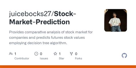 Github Juicebocks27stock Market Prediction Provides Comparative