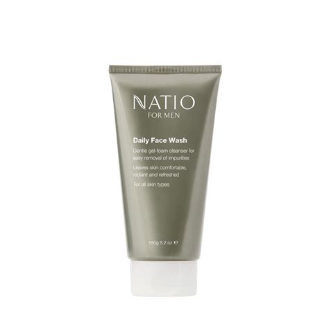 Natio For Men Daily Face Wash 150g Chapman And Wood