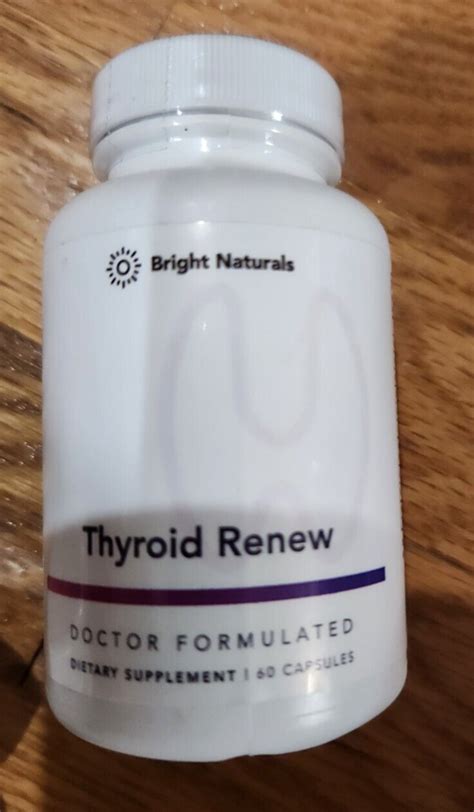 Bright Naturals Thyroid Renew 60 Capsules Exp 05 2026 Ebay