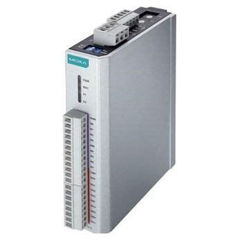 MOXA Remote Ethernet Input Output Module X RJ Ports IN OUT Inputs Outputs DIN Rail