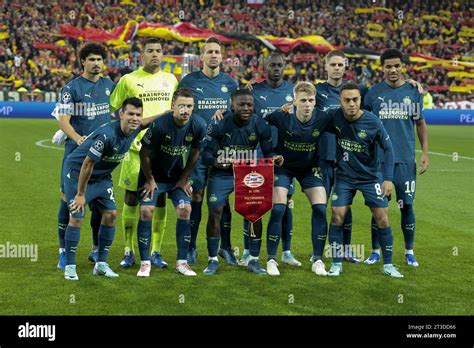 Team Rc Lens Poses Before The Uefa Champions League Group B Football