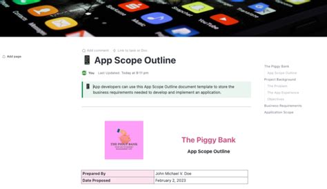 10 Free Project Scope Templates And Examples Clickup