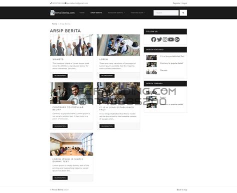 membuat website portal berita dengan codeigniter 3 adminlte 3 dan