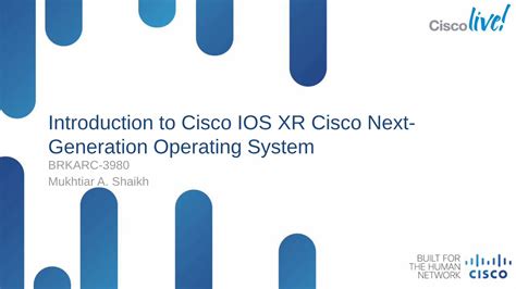 PDF Introduction To Cisco IOS XR Cisco Next Generation Operating System DOKUMEN TIPS