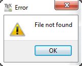 Texmaker Error File Not Found TeX LaTeX Stack Exchange