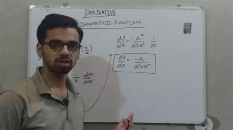 How To Find The Derivative Of Inverse Trignometric Functions With