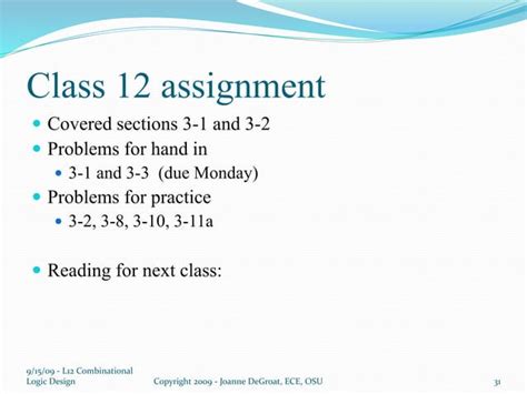combinational logic circuits ppt