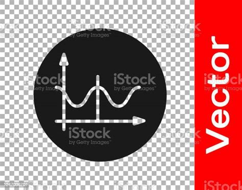 검은 그래프 일정 차트 다이어그램 인포 그래픽 투명 한 배경에 격리 원형 그래프 아이콘 벡터 일러스트레이션 개념에 대한 스톡