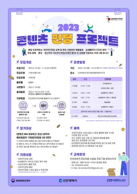 인천콘텐츠코리아랩 2023 콘텐츠 펀딩 프로젝트 연장공고 ~714 Sider의 Side