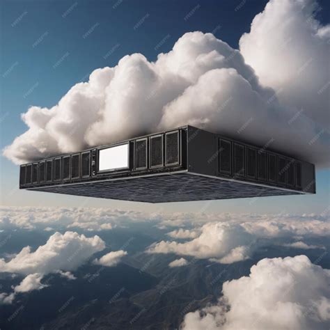 Cloud Computing Center Premium Ai Generated Image