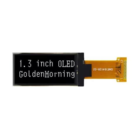 goldenmorning oled display sh1107 13p 64x128 spi 1 3 inch oled
