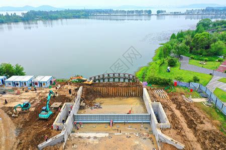 施工围堰图片 施工围堰素材 施工围堰高清图片 摄图网图片下载