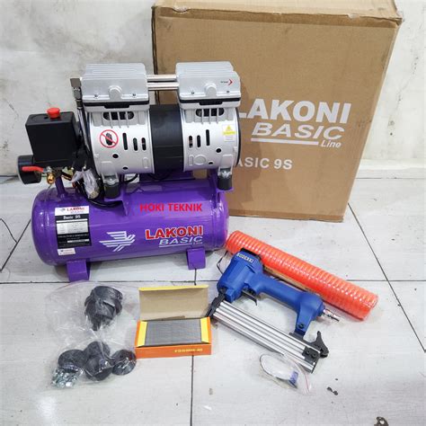 Jual Paket Mesin Kompresor Lakoni Basic 9s Paku Tembak F30 Shopee Indonesia