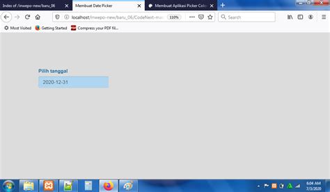 Cara Membuat Date Picker Dengan JavaScript Inwepo