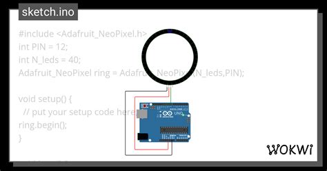 Adv C285 40 Colorful Leds Wokwi Esp32 Stm32 Arduino Simulator