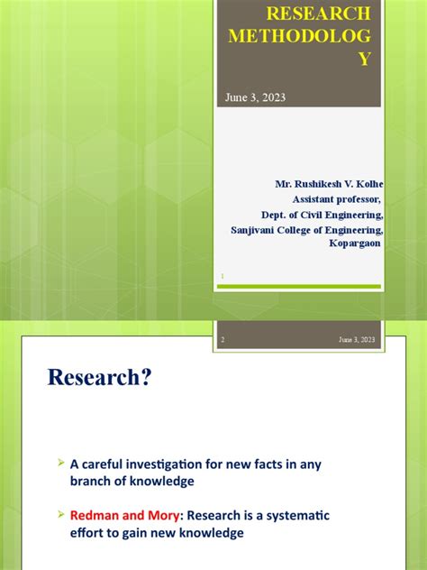 Introduction To Research Methodology Download Free Pdf Qualitative Research Psychology